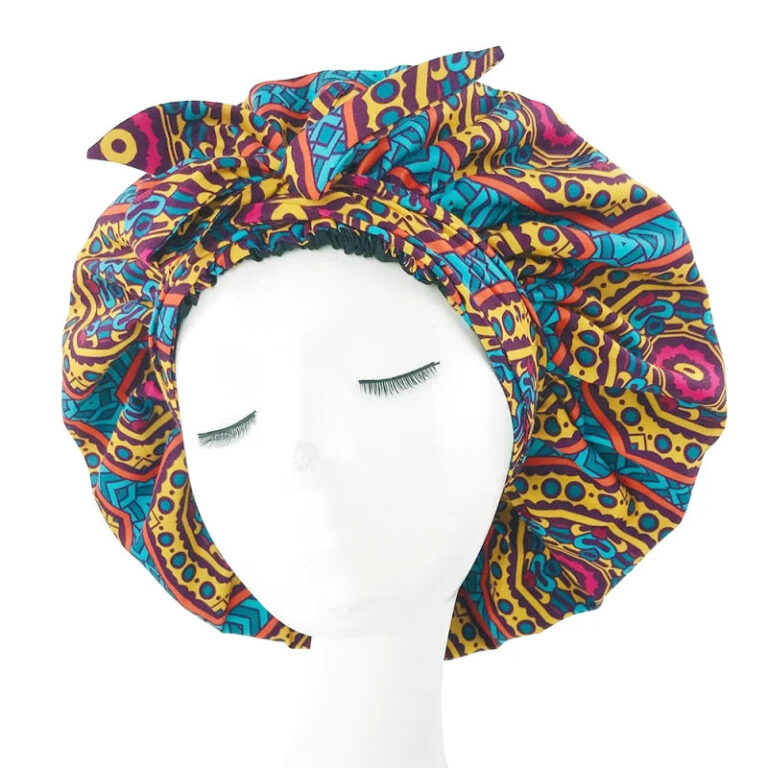 Bonnet Satin Cheveux Afro